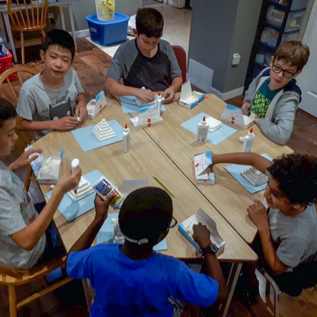 Classroom science craft sugar cubes – Vianney Academy